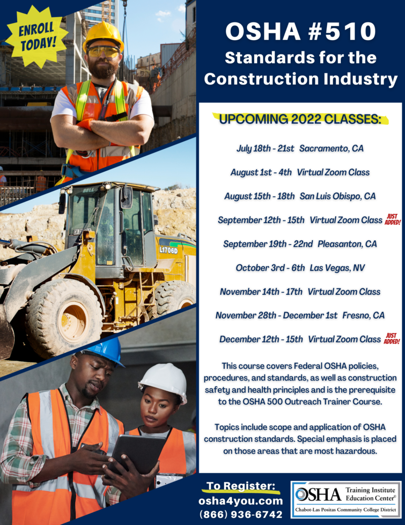 OSHA Safety Compliance Training for the Workplace in California Nevada ...