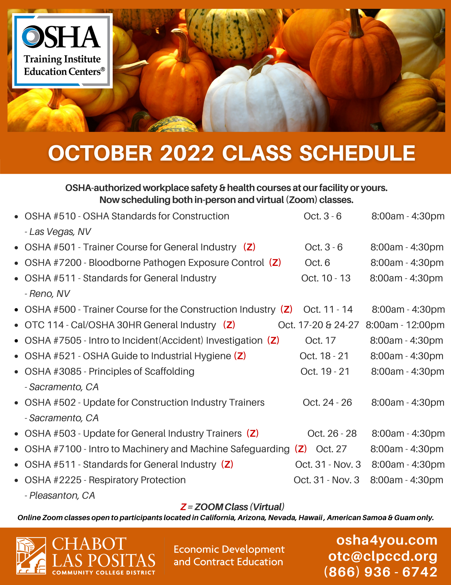 Home - OSHA Safety Compliance Training for the Workplace in California ...