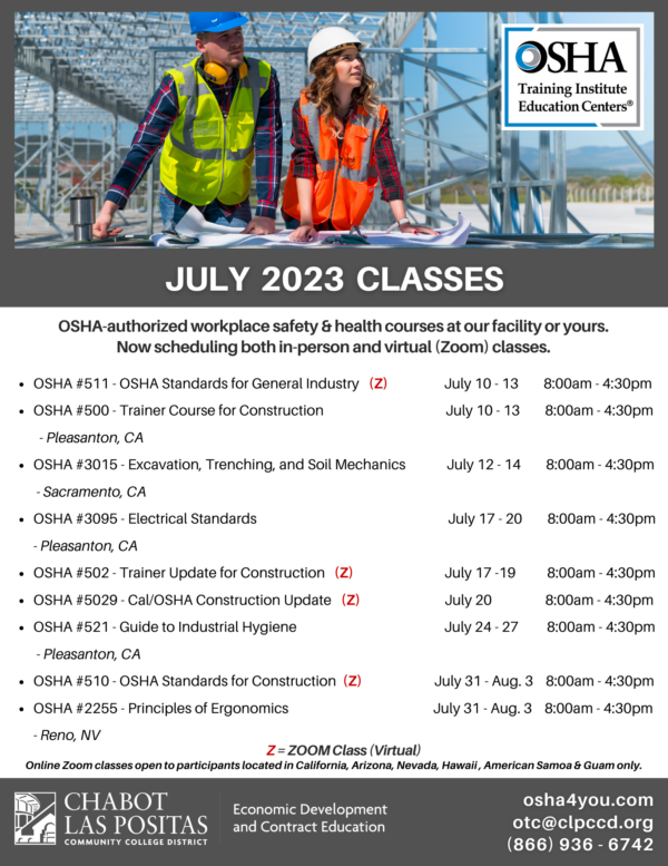 Home - OSHA Authorized Safety Training for the Workplace in California ...