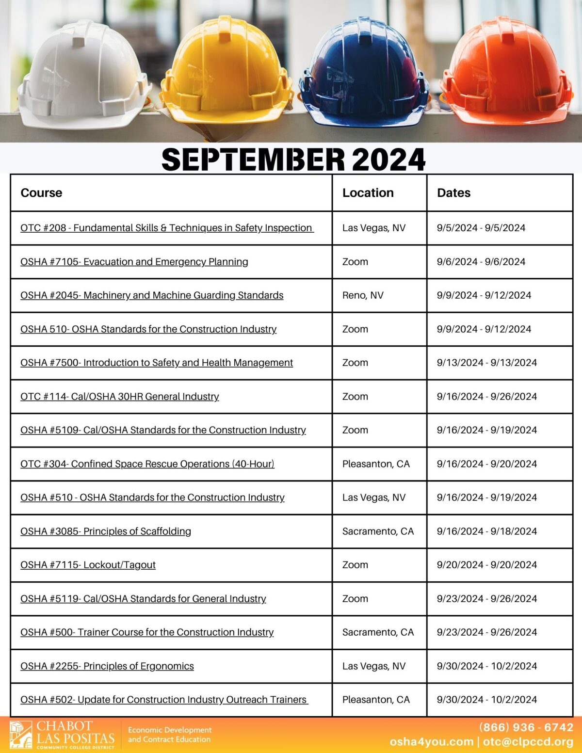 Home - OSHA Authorized Safety Training for the Workplace in California Nevada Arizona Hawaii and ...