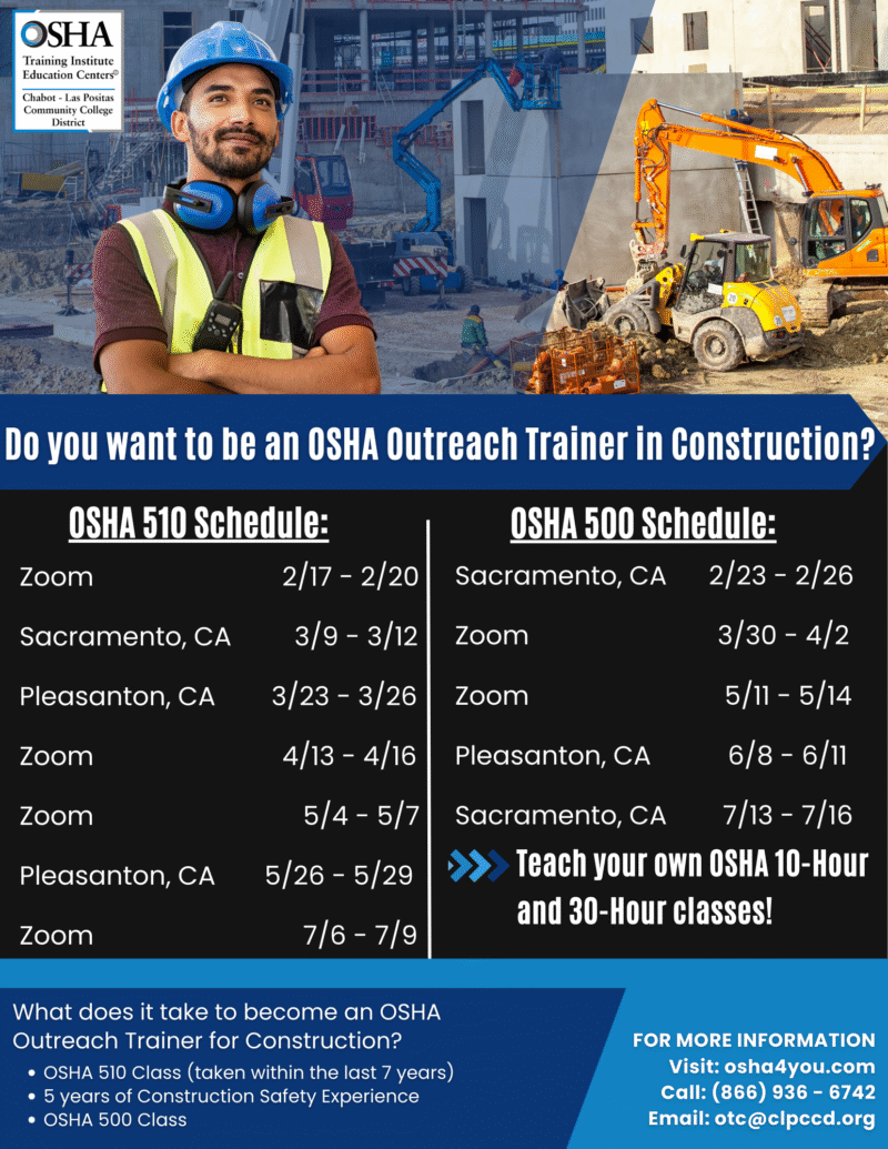 OSHA Training Institute Education Center | CLPCCD